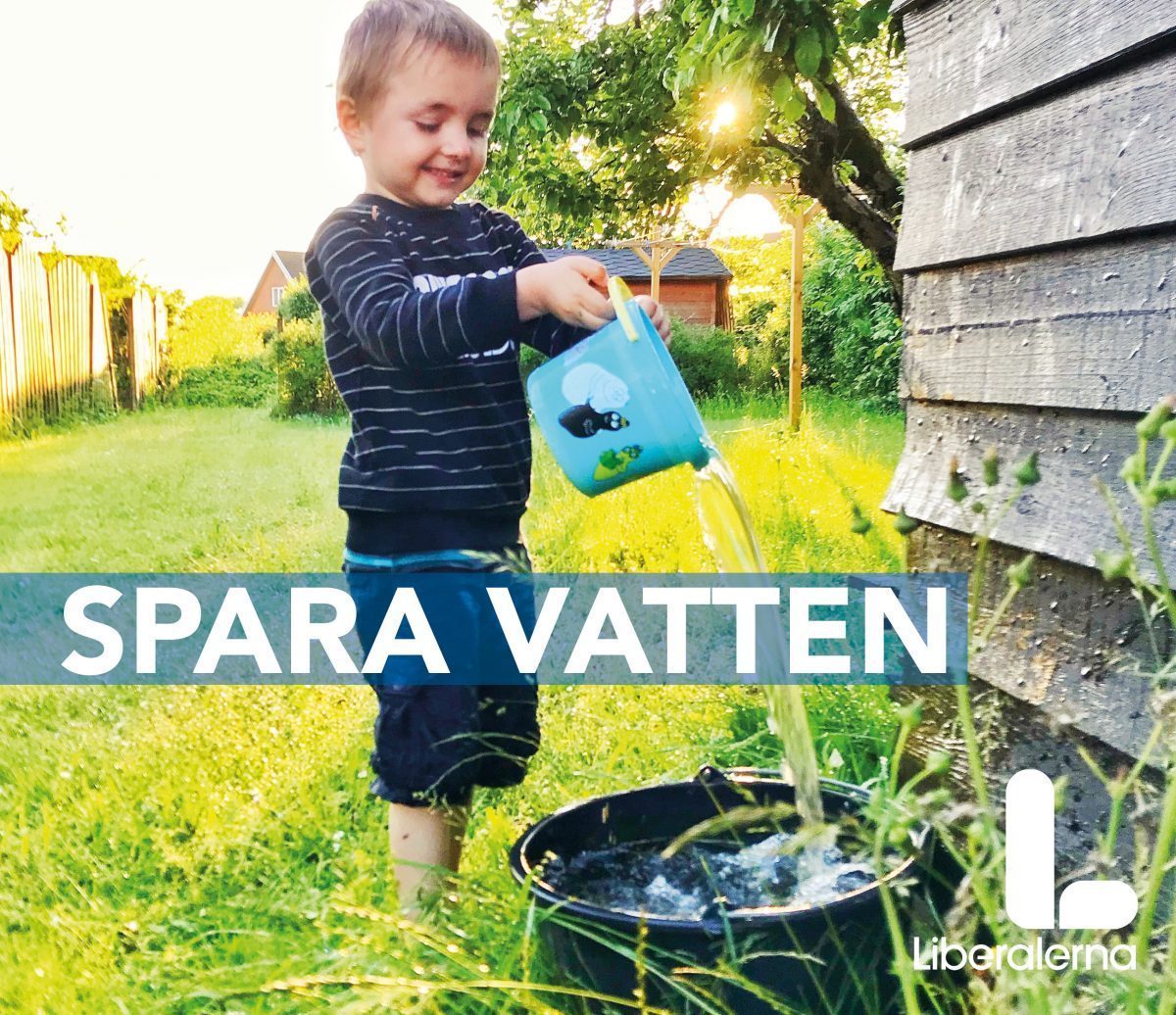 Spara vatten i hettan - tips på hur - Upplands Väsby